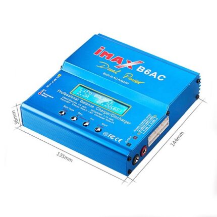 IMAX B6 AC 80W B6AC Charger Dual Power Professional Balance Charger For ...